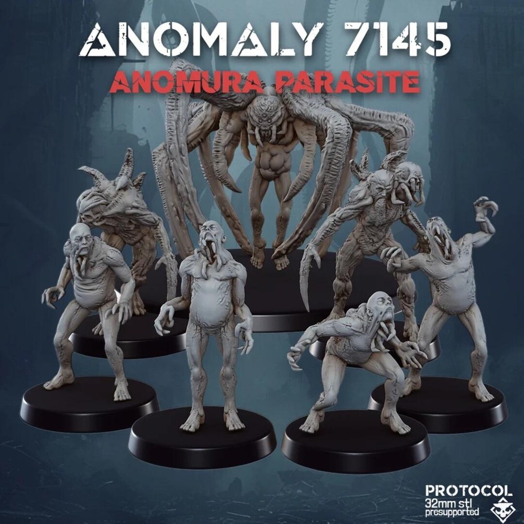 Anomura Parasite Entity | Protocol - SKULLFORGE | 3D Printed - Etsy