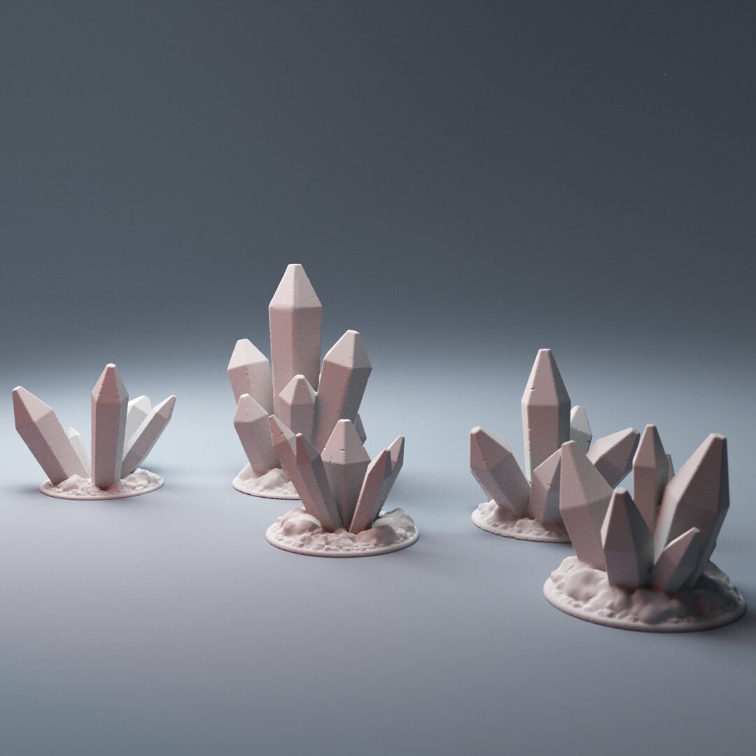 Crystal Formations | Caverns Dressing - Ice Crystals | D&D | Pathfinder ...