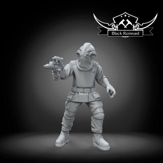 Admiral Raddus BLACK REMNANT Legion Compatible 3D - Etsy