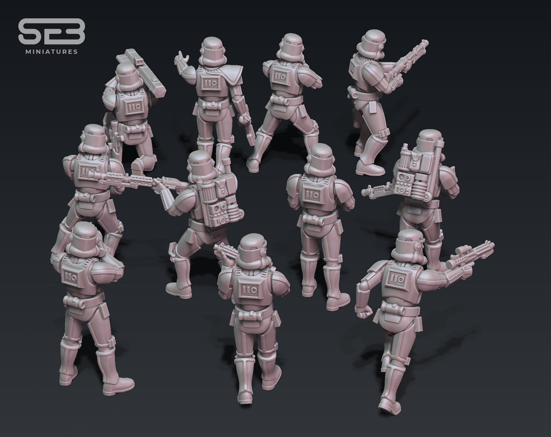 Storm Soldiers & Command (MODULAR) - Anvilrage Studios | Legion ...