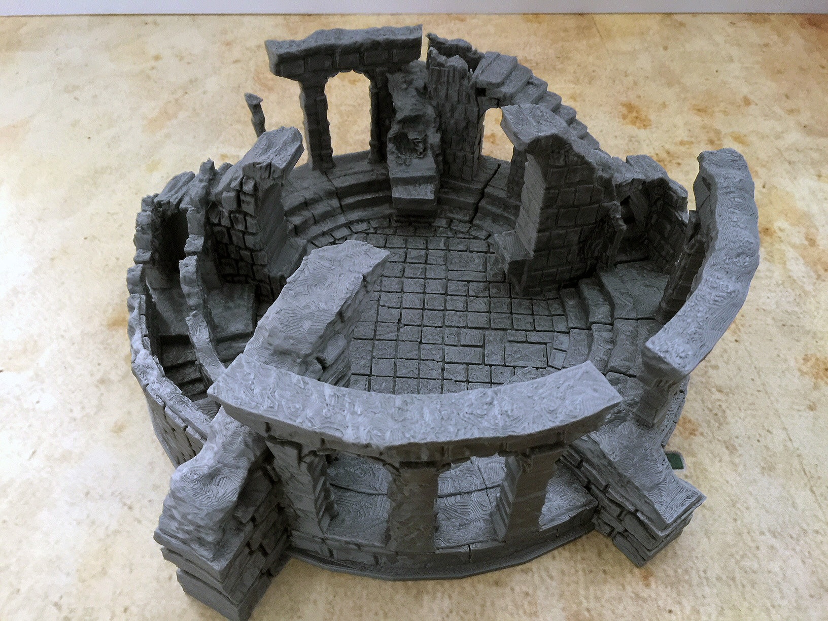 Circle Ruins - Weathertop - Amon Sul | 3d Printed | Fantasy | Terrain ...