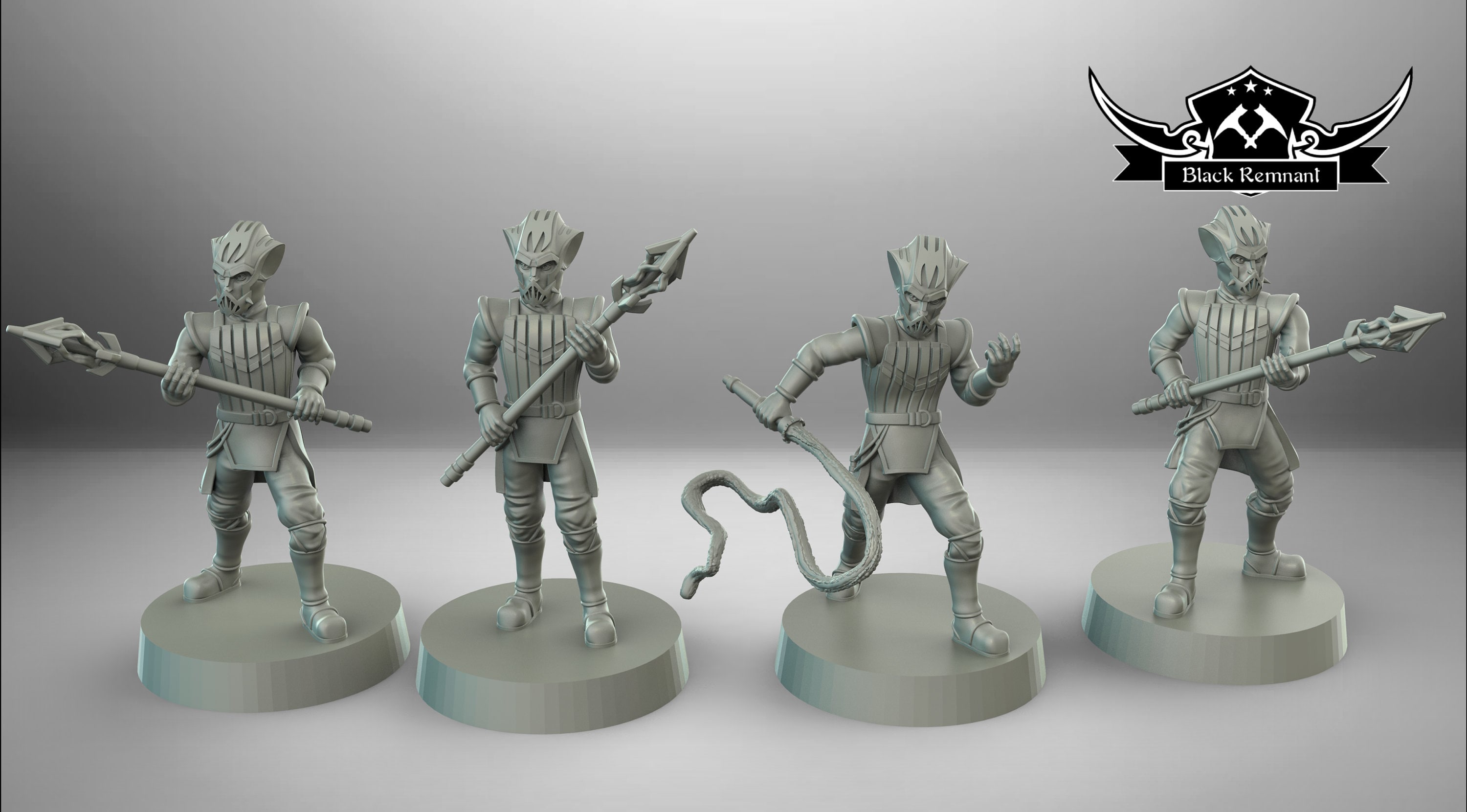 Zygerrian Soldiers & Royal Guards - BLACK REMNANT | Legion Compatible ...