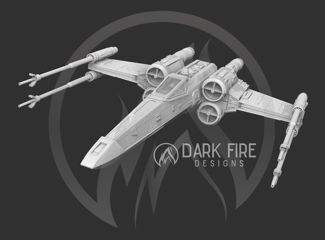 Alliance X-starfighter - DARK FIRE | Legion Compatible - 3D Printed - Etsy