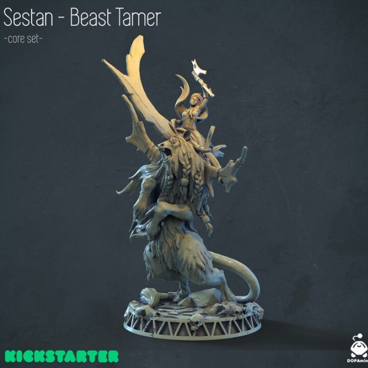 Beast tamer druid Woodland tribe D&D Pathfinder | Etsy