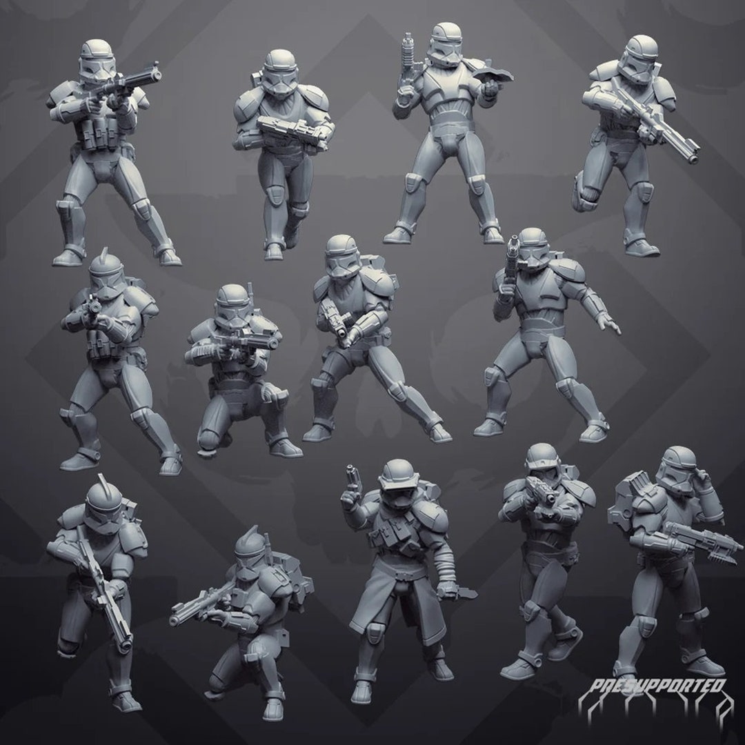 Union Vanguard Troopers (13) - SKULLFORGE | Legion Compatible - 3D ...