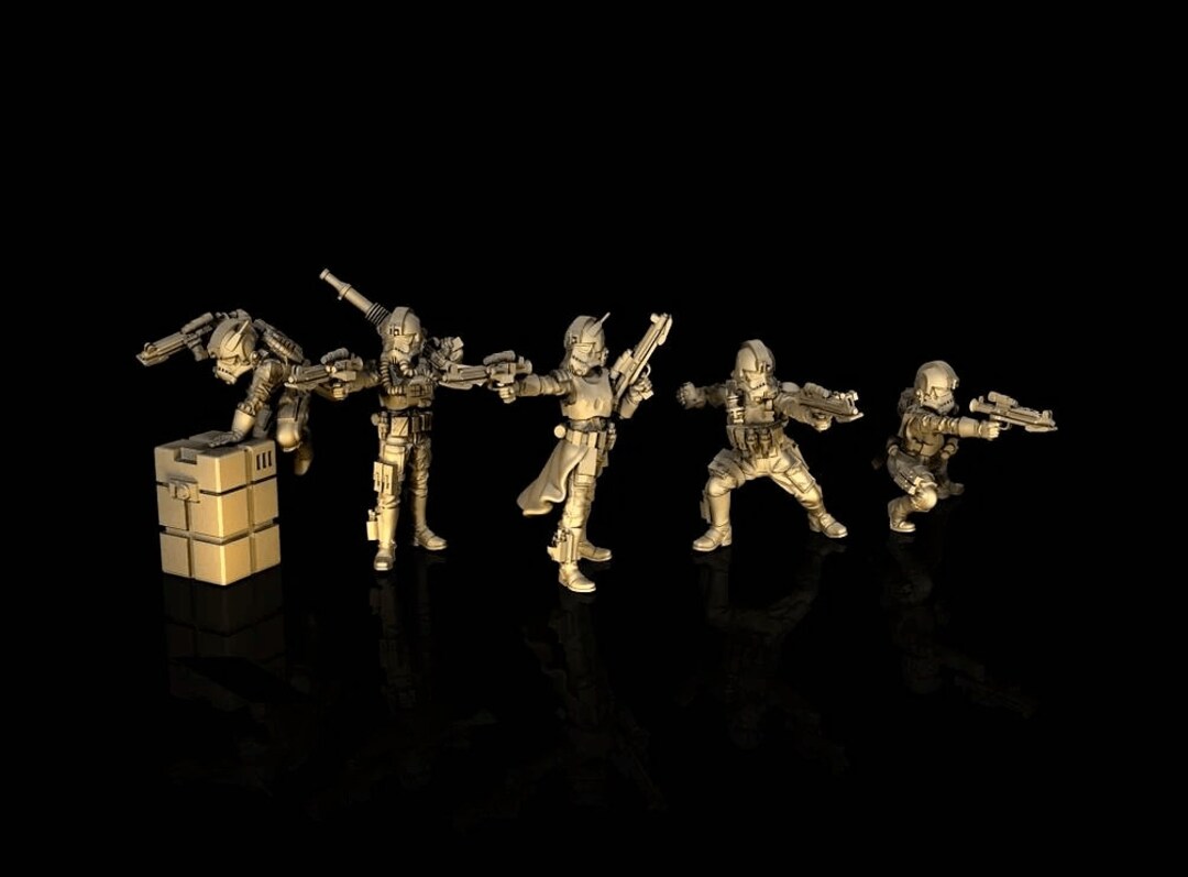 Imperial Special Forces Squad (5) - War Bear Studios | Legion ...