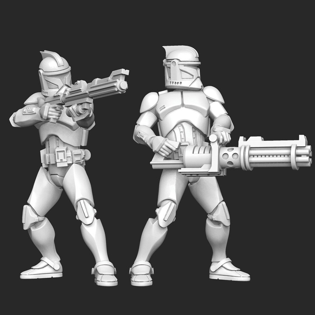 Phase 1 Clone Specialists - DARK FIRE | Legion Compatible - 3D Printed ...