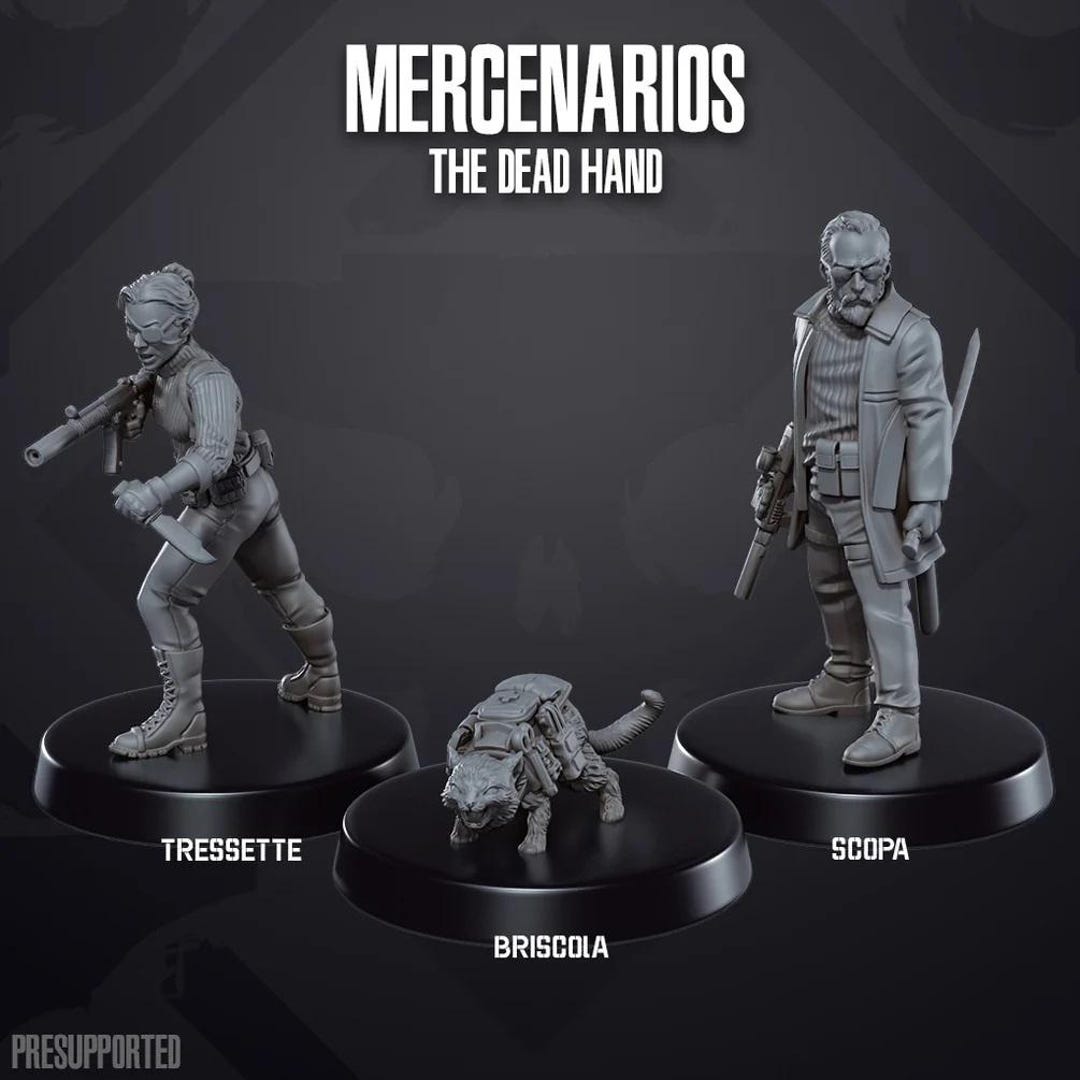 Mercenarios - the Dead Hand - SKULLFORGE | 3D Printed - Etsy