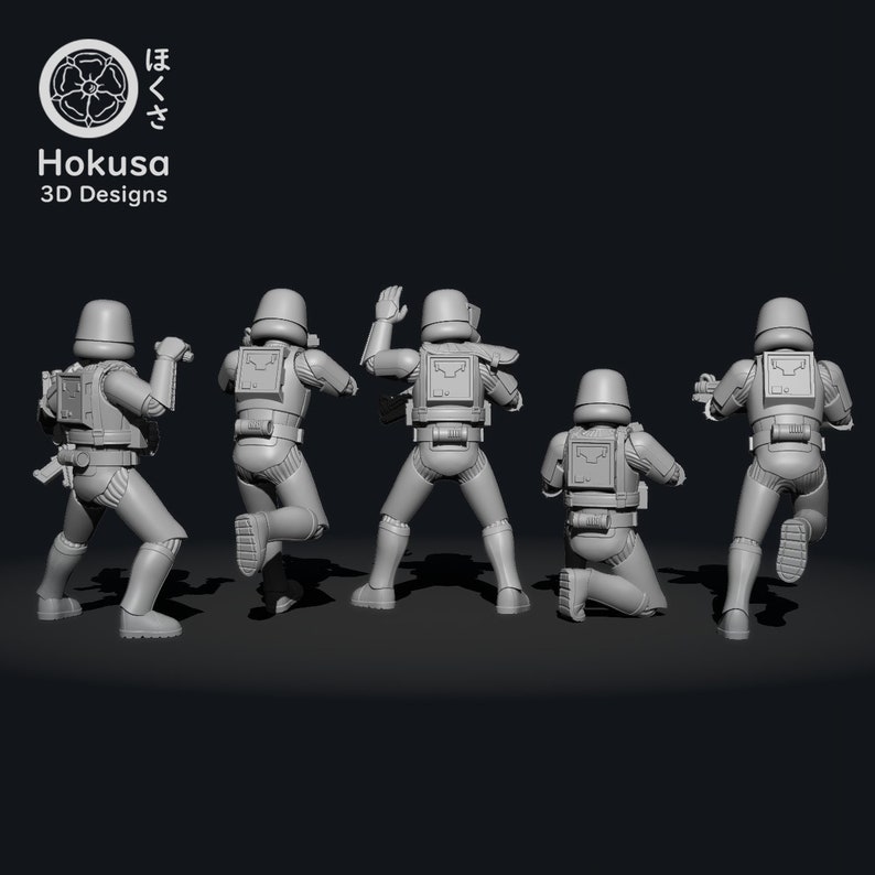 Proto Troopers 5 Modular Legion Compatible 3D Printed - Etsy