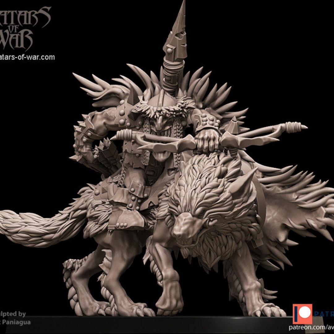 Goblin Chief Mounted (5 to Choose) - "avatars of War" | D&D ...