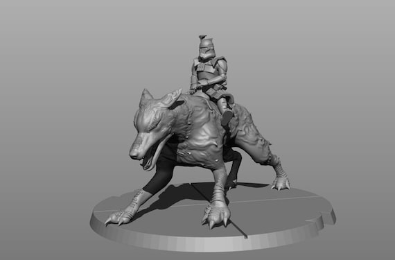 Loth Wolf Mounts 5 Riders to Choose ORDER66 Legion - Etsy