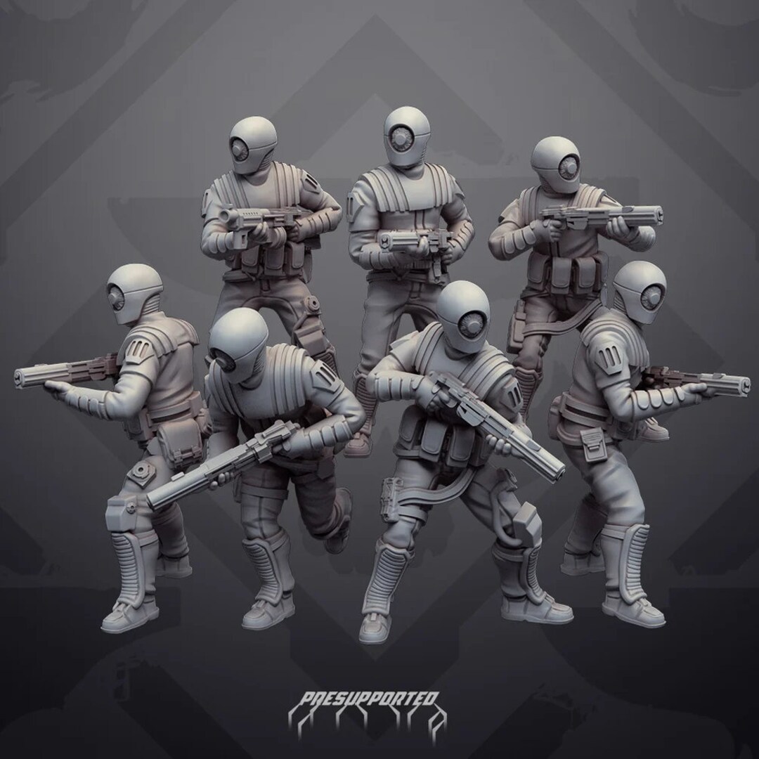 Crimson Eye Gang (7) - SKULLFORGE | Legion Compatible Imperial Assault ...