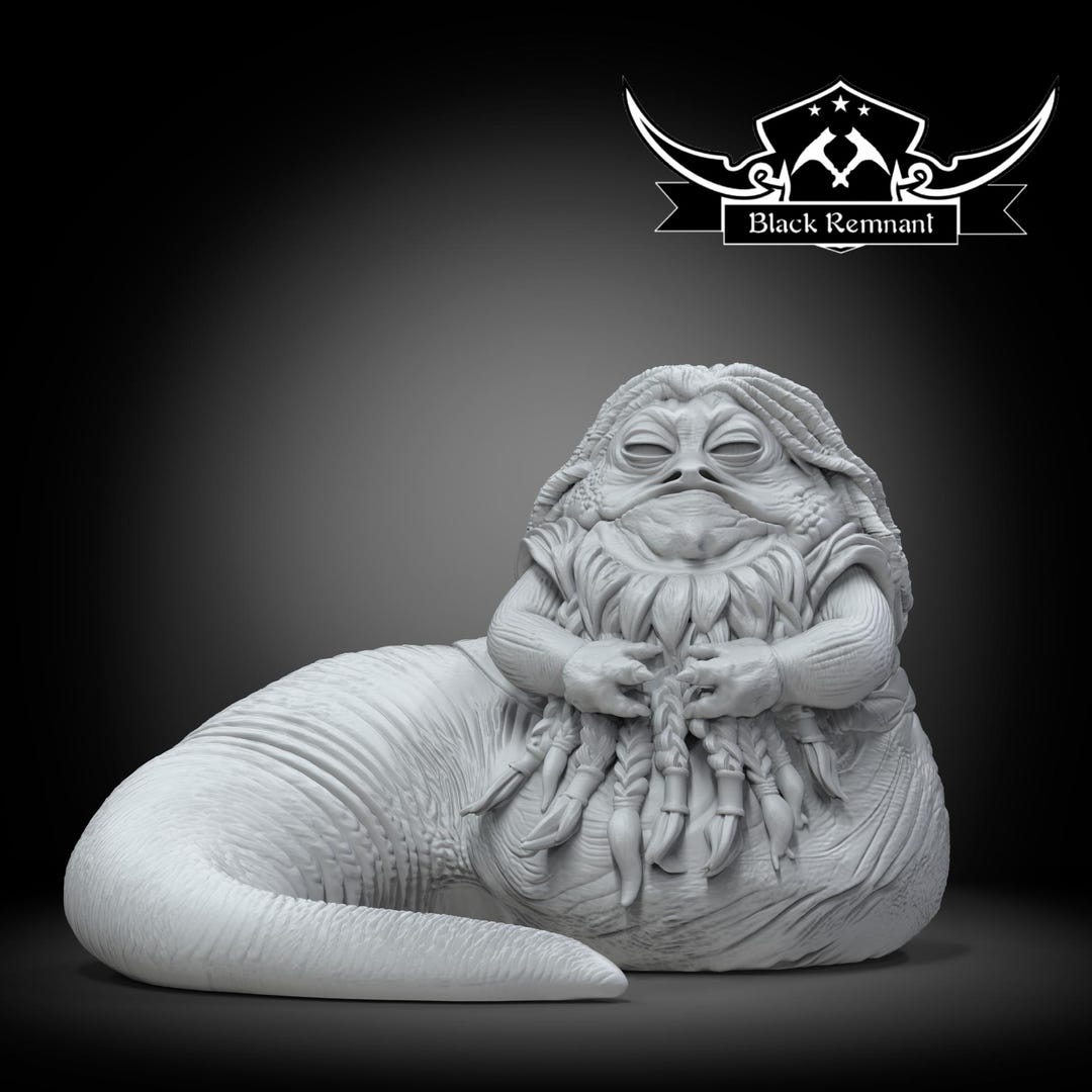 Zorba the Hutt - BLACK REMNANT | Legion Compatible - 3D Printed - Etsy
