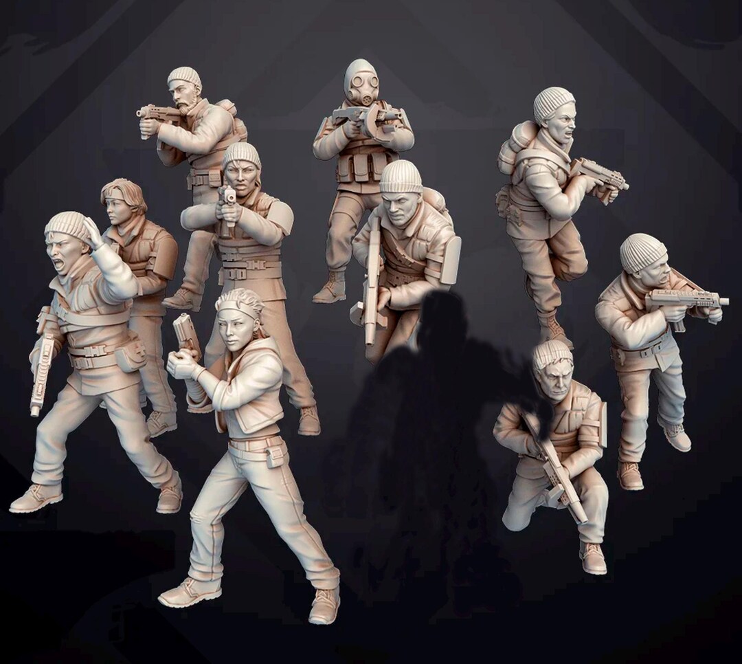 The Human Resistance (10) - SKULLFORGE | 3D Printed - Etsy