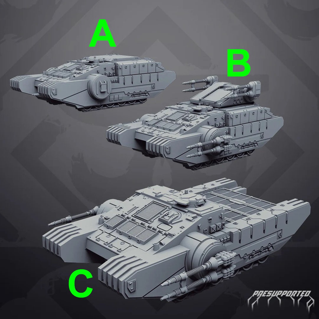 Authority Assault Tank - SKULLFORGE | Legion Compatible - 3D Printed - Etsy