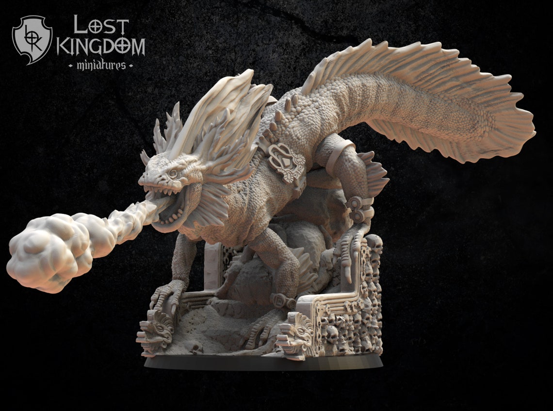 Salamanders Seraphon Lizardmen D&D Pathfinder 3d - Etsy