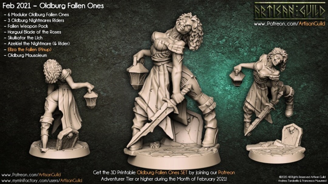 Banshee Zombie Lady Oldburg Fallen Ones D&D Pathfinder - Etsy