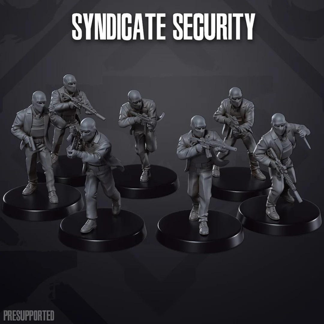 Syndicate Security (7) - SKULLFORGE | 3D Printed - Etsy UK