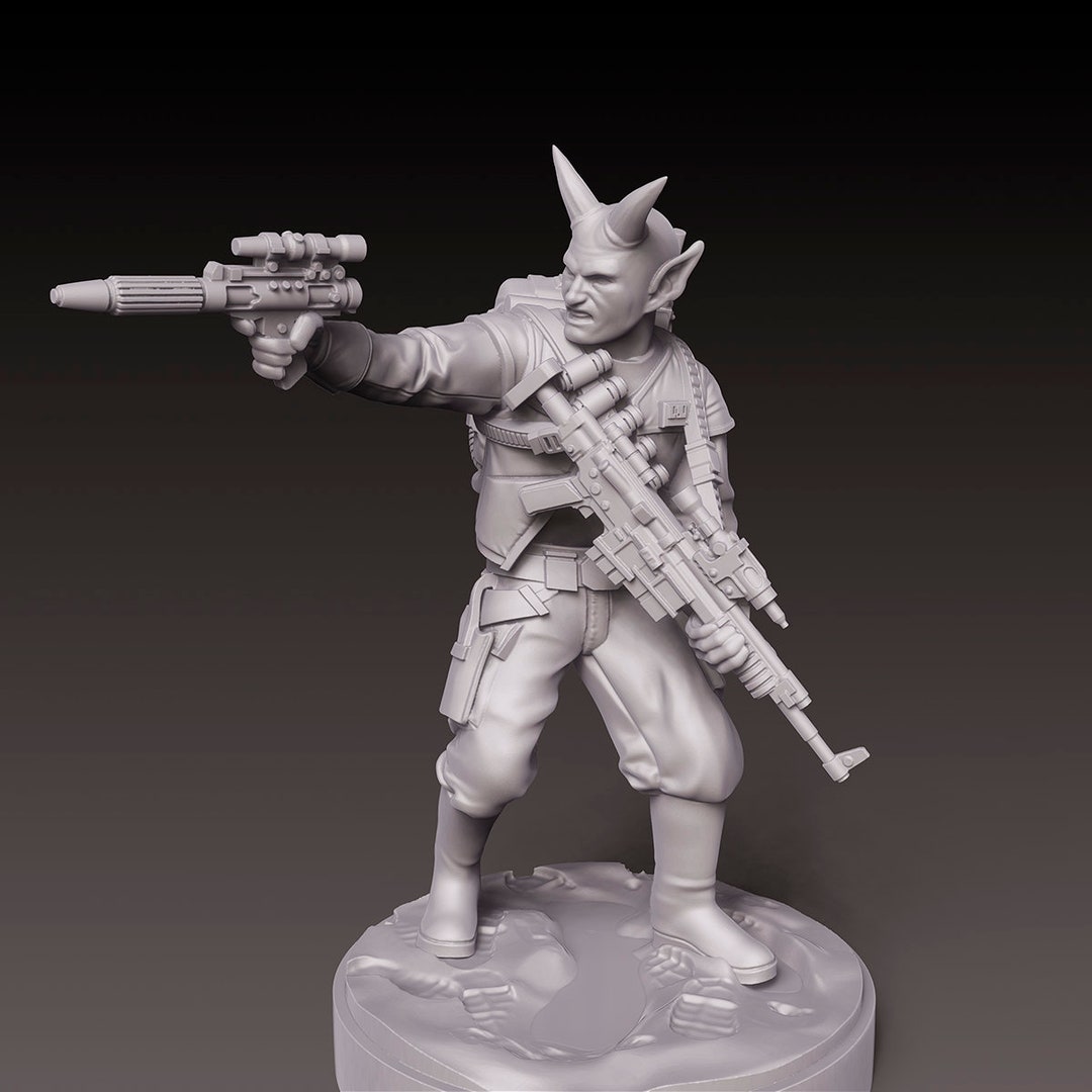 Devil Commando - DARK FIRE | Legion Compatible - 3D Printed - Etsy