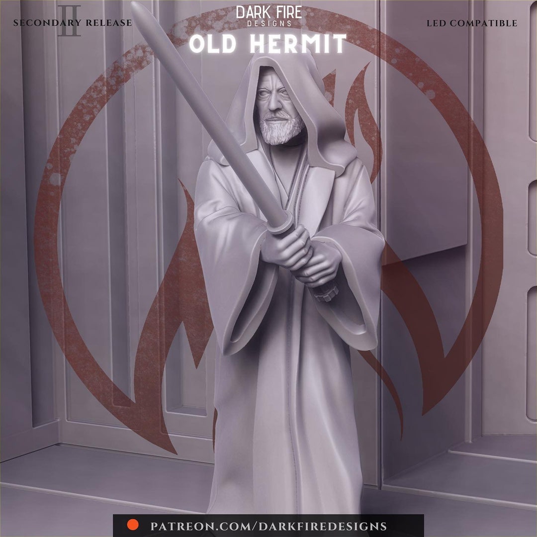 Old Hermit - DARK FIRE | Legion Compatible - 3D Printed - Etsy