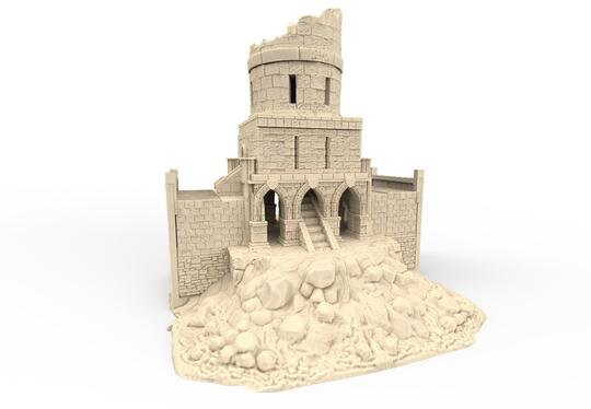 Whitstone Keep - Stormguard - LOTR - WOTR - Ruins - Frostgrave - 3D ...