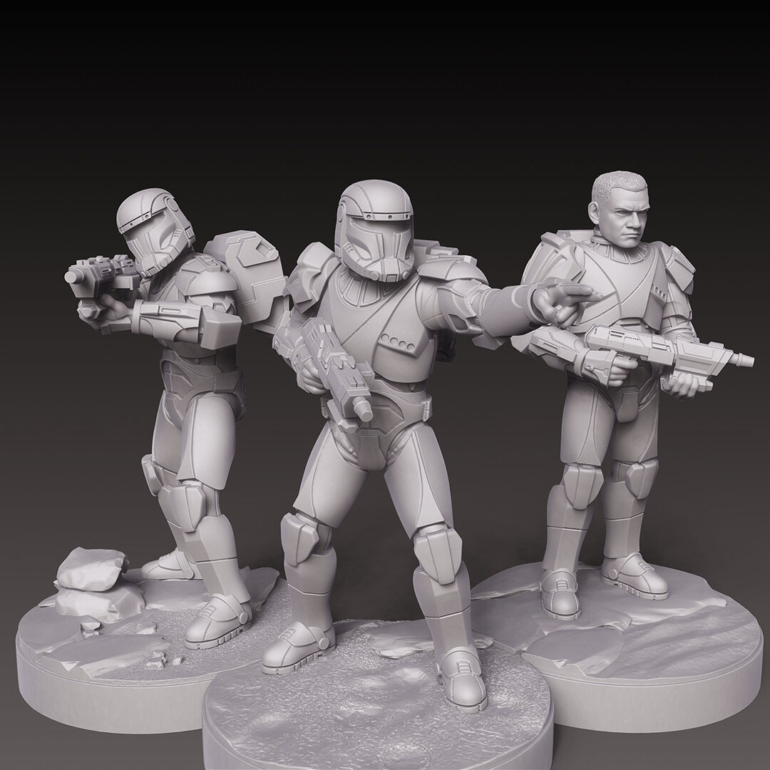 Three-eight Commando - DARK FIRE | Legion Compatible - 3D Printed - Etsy