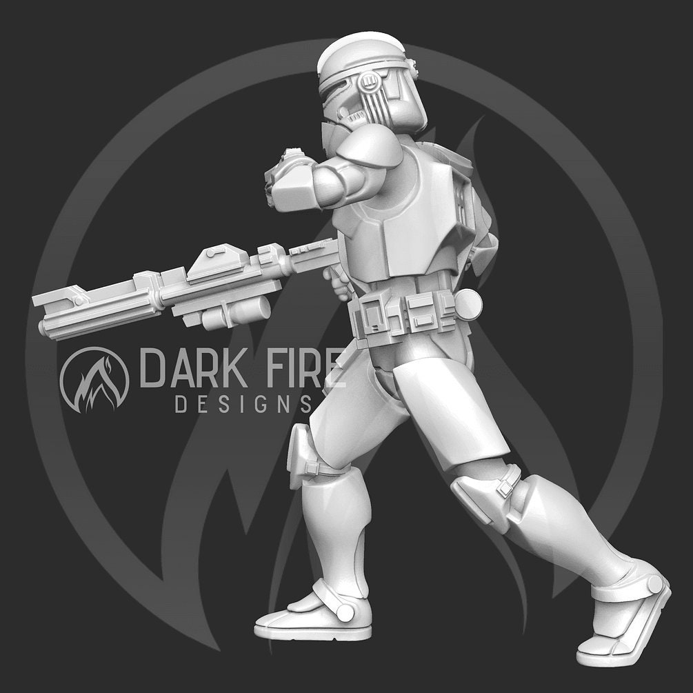 Captain Fordo Phase 2 DARK FIRE Legion Compatible 3D | Etsy