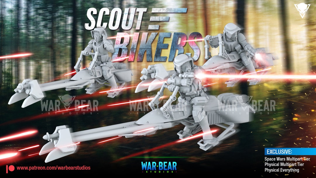 Scout Bikers - War Bear Studios | Legion Compatible - Imperial Assault ...