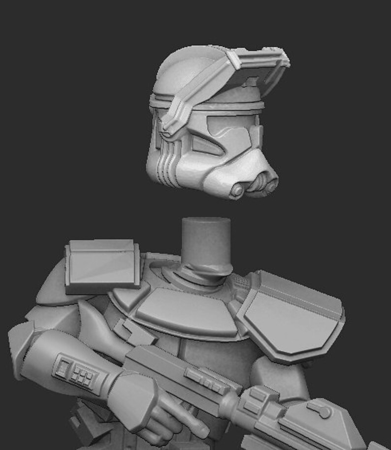 Star Corps Commander - DARK FIRE | Legion Compatible - 3D Printed - Etsy