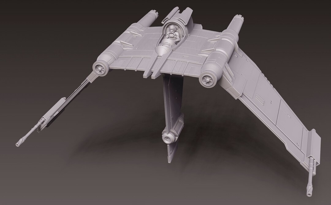 Republic Light Fighter - DARK FIRE | Legion Compatible - 3D Printed - Etsy