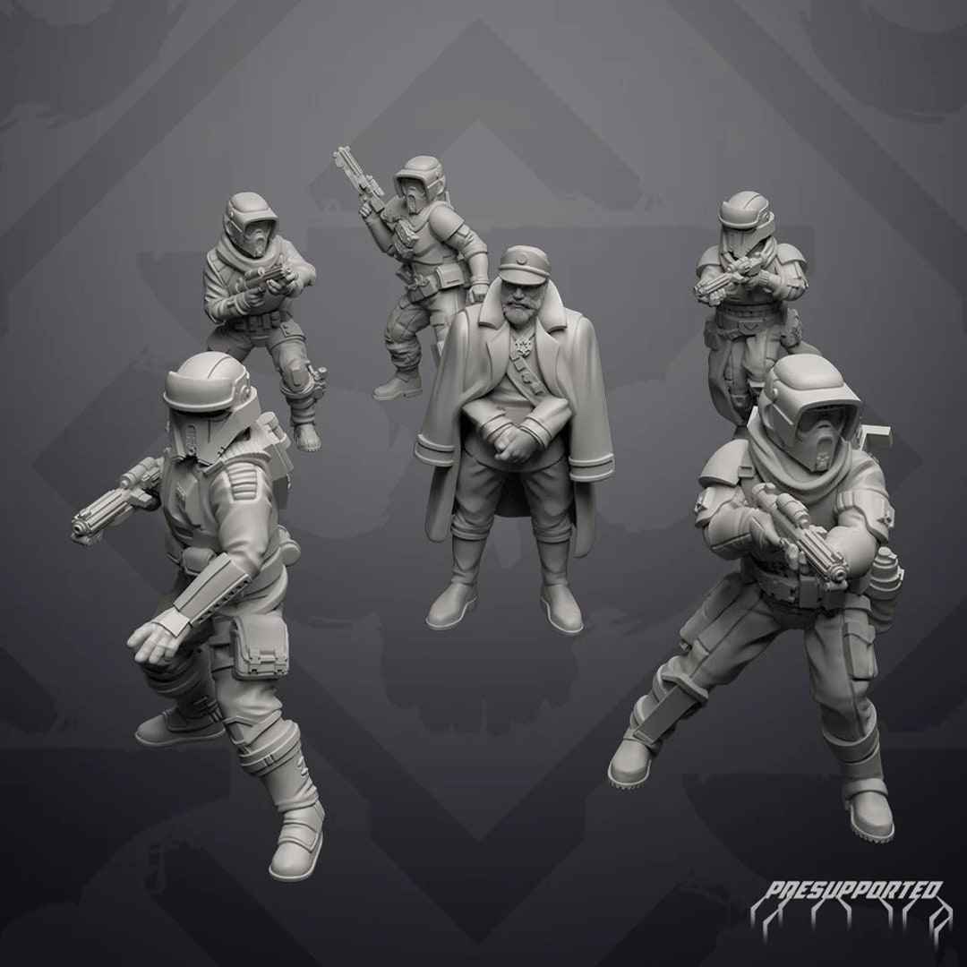 Remnant Troopers Set 3 (6) - SKULLFORGE | Legion Compatible - 3D ...