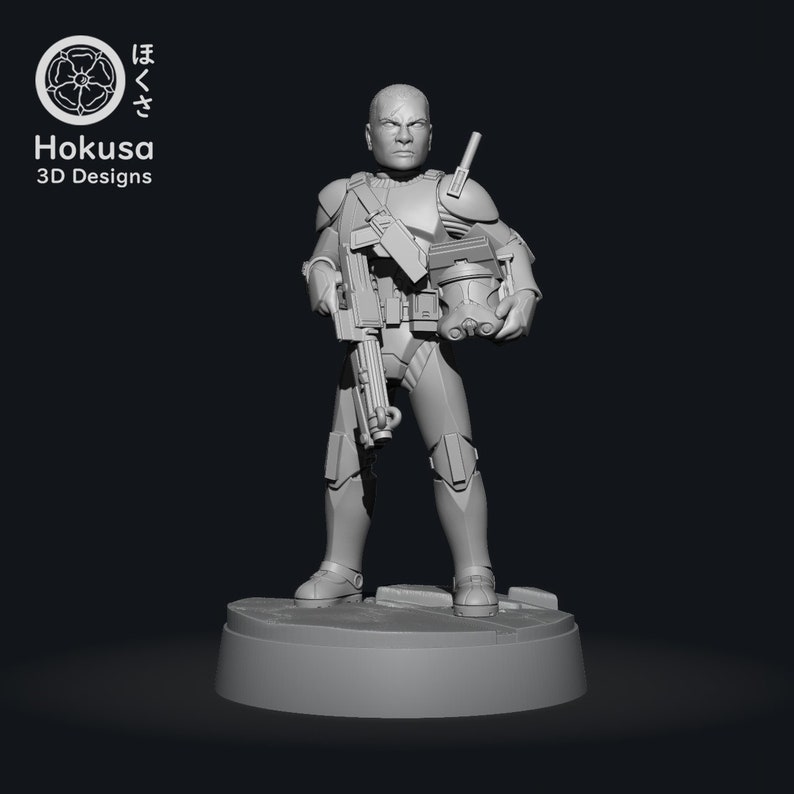 Sky Troopers Commander - Modular | Legion Compatible - 3D Printed ...