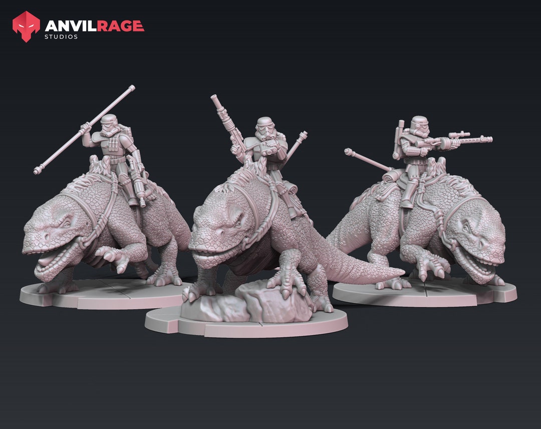 Stormtroopers Cavalry - Anvilrage Studios | Legion Compatible - 3D ...