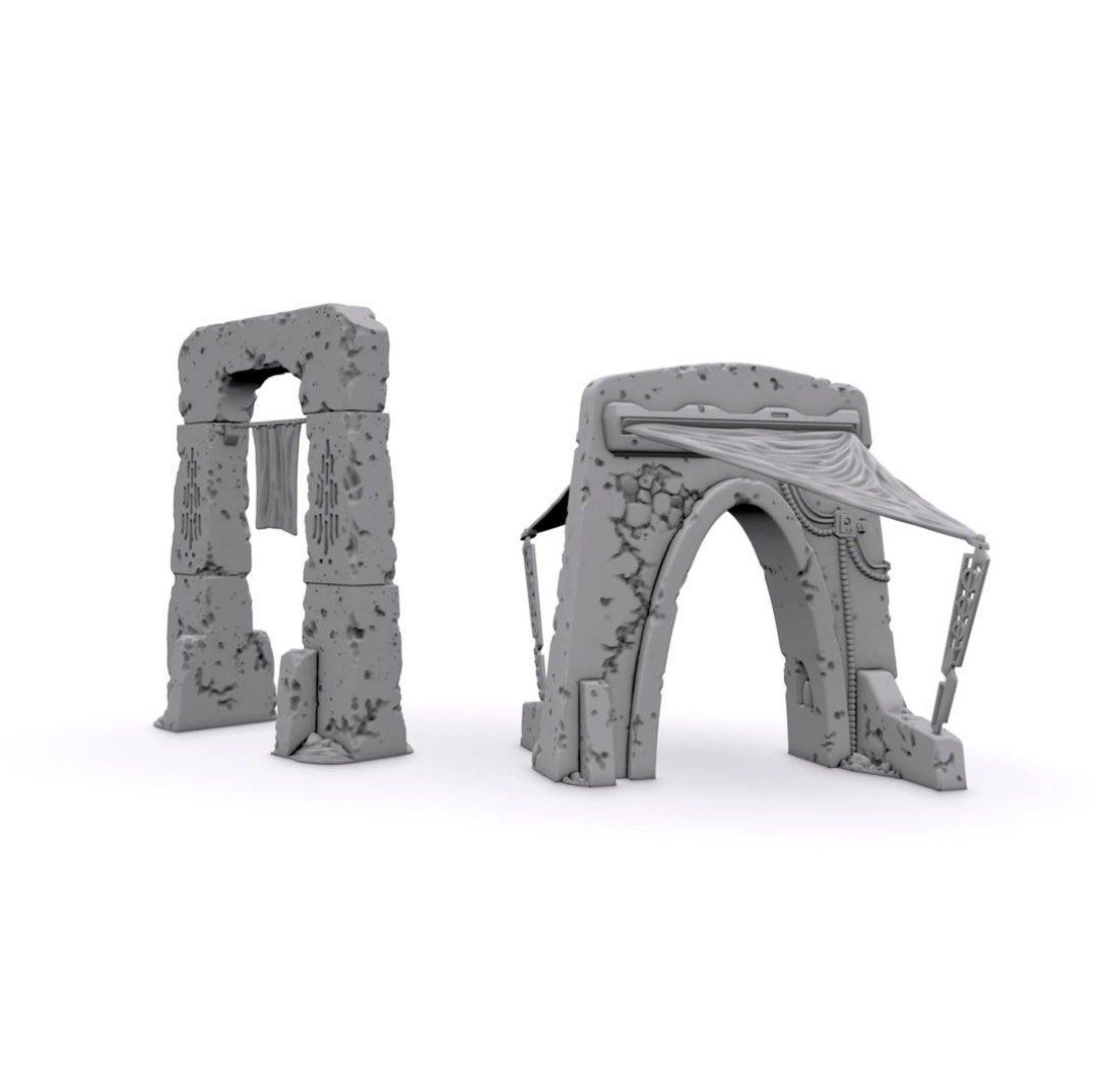 Desert City Gates - Legion Compatible Terrain | 3d Printed Scenery ...