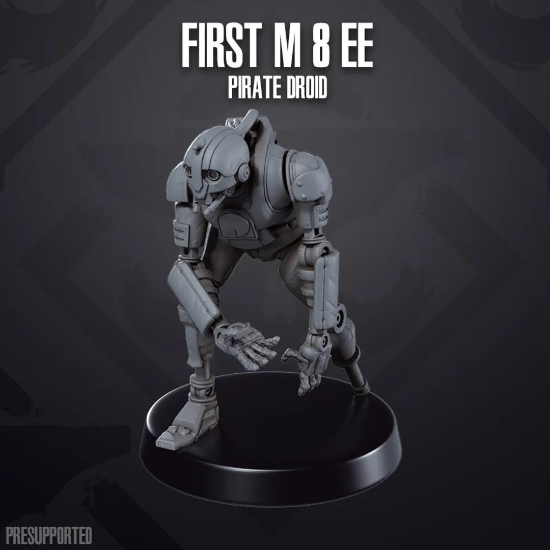 SM-33 Pirate Droid - SKULLFORGE | Legion Compatible - 3D Printed - Etsy UK