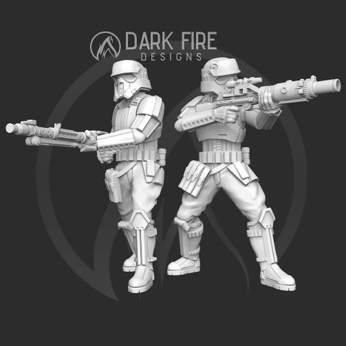 Imperial Trooper Repeater Team DARK FIRE Legion Compatible - Etsy