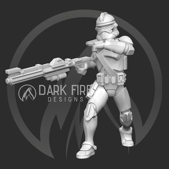 Captain Fordo Phase 2 DARK FIRE Legion Compatible 3D | Etsy