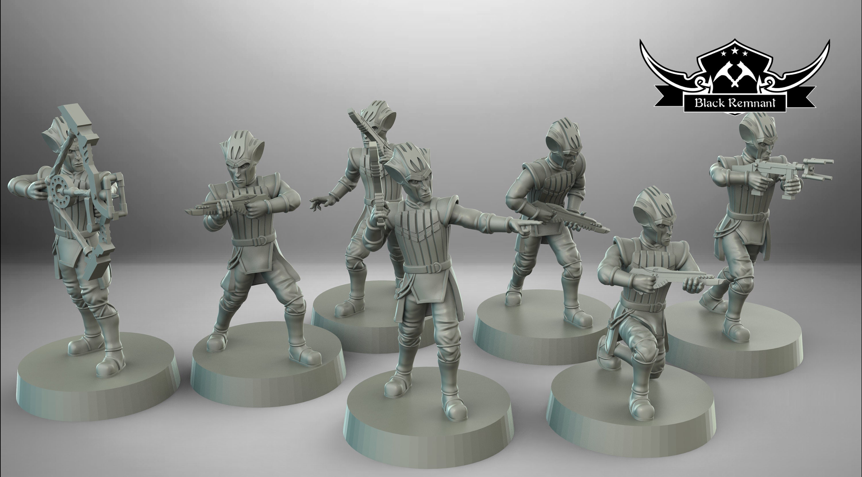 Zygerrian Soldiers & Royal Guards - BLACK REMNANT | Legion Compatible ...