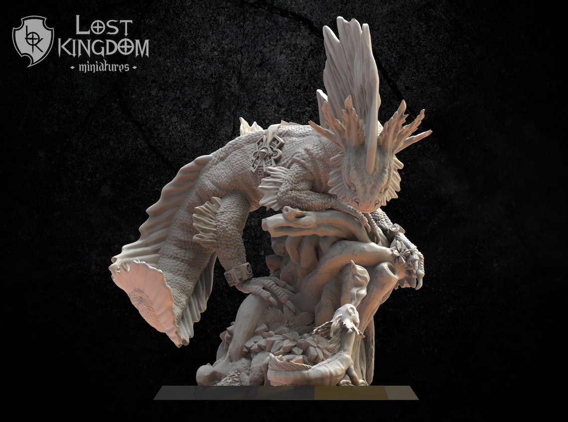 Salamanders Seraphon Lizardmen D&D Pathfinder 3d - Etsy