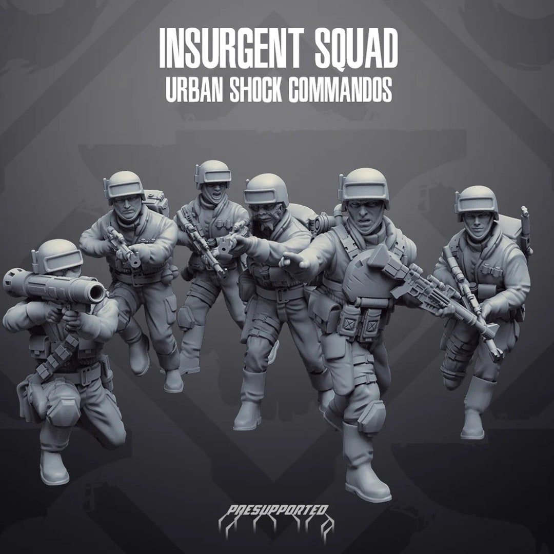 Insurgent Urban Shock Commandos (6) - SKULLFORGE | Legion Compatible ...