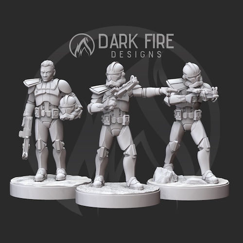 Star Corps Commander DARK FIRE Legion Compatible 3D - Etsy