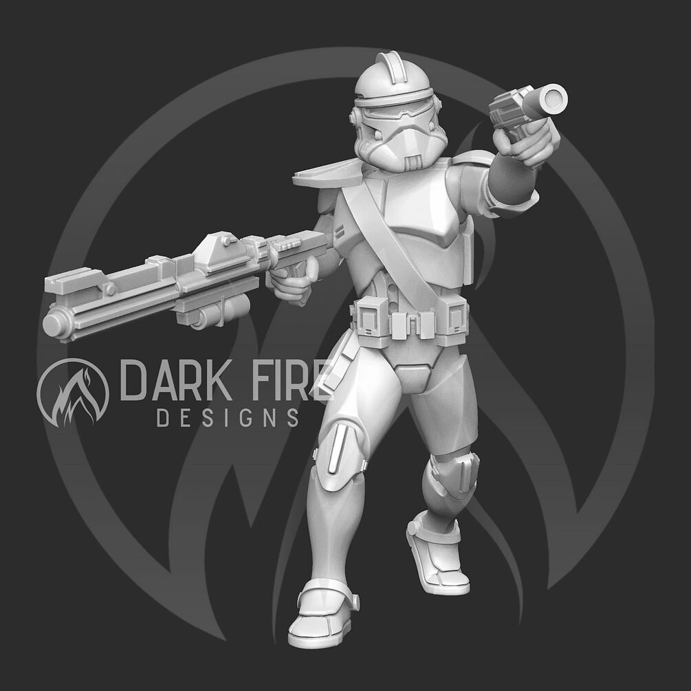 Captain Fordo Phase 2 DARK FIRE Legion Compatible 3D | Etsy