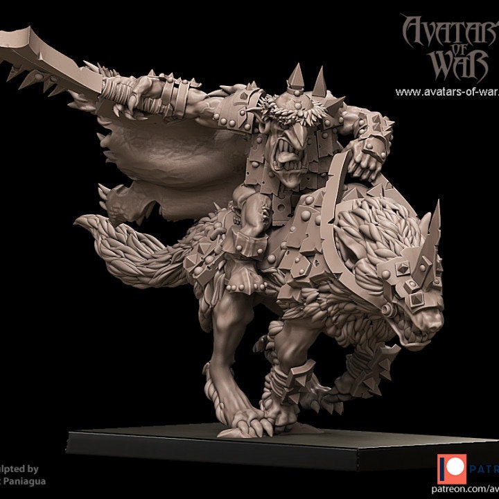 Goblin Chief Mounted (5 to Choose) - "avatars of War" | D&D ...