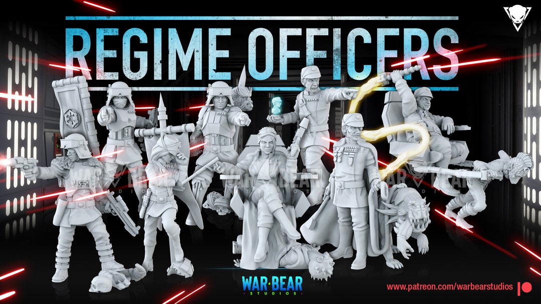 Regime Officers - War Bear Studios | Legion Compatible - Imperial ...