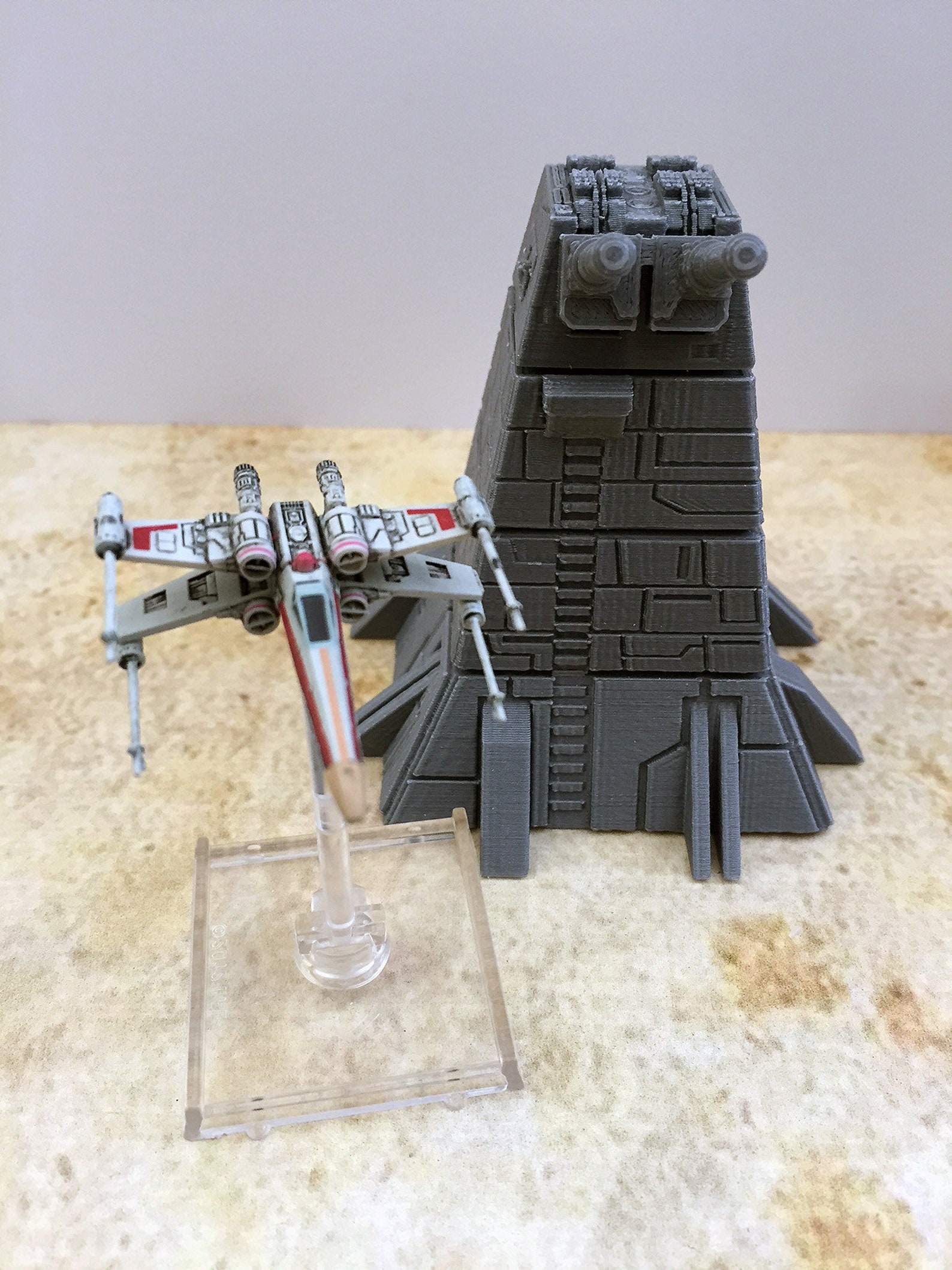 XX-10 Turbo Laser Tower Turret - X-wing 2.0 Xwing Compatible - 3D ...