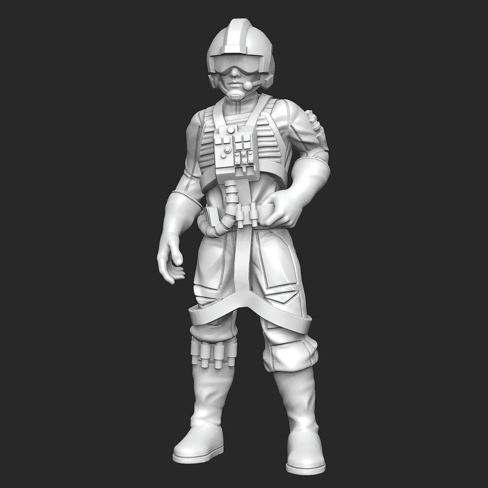 Rebel Pilot DARK FIRE Legion Compatible 3D Printed - Etsy