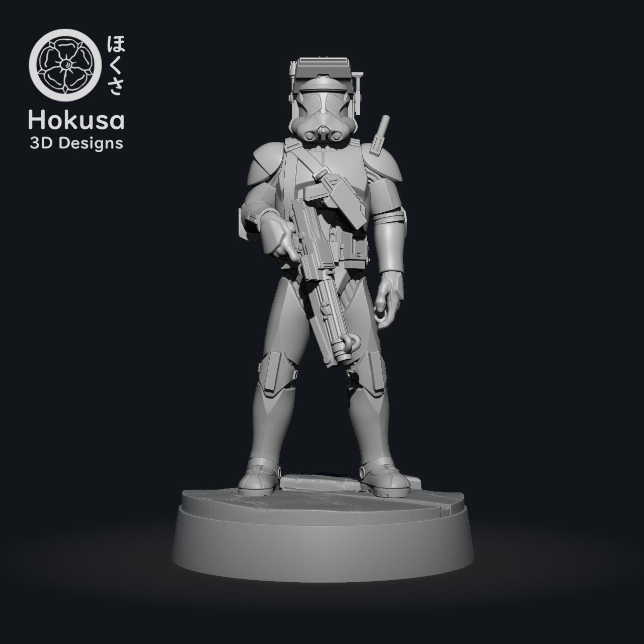 Sky Troopers Commander - Modular | Legion Compatible - 3D Printed ...