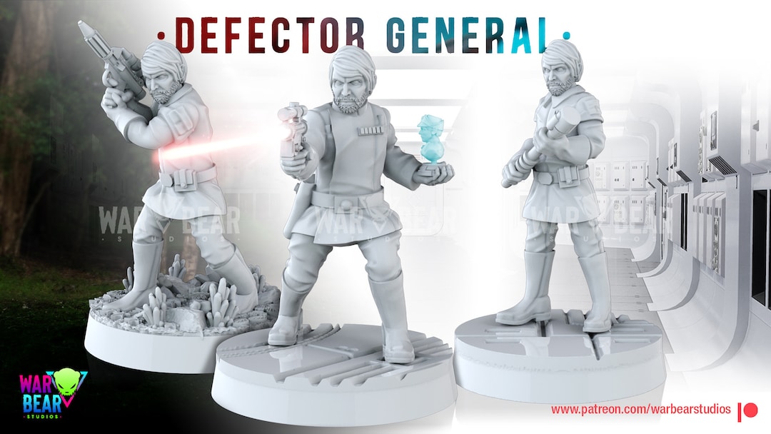 Defector General "crix Madine" - War Bear Studios | Legion Compatible ...