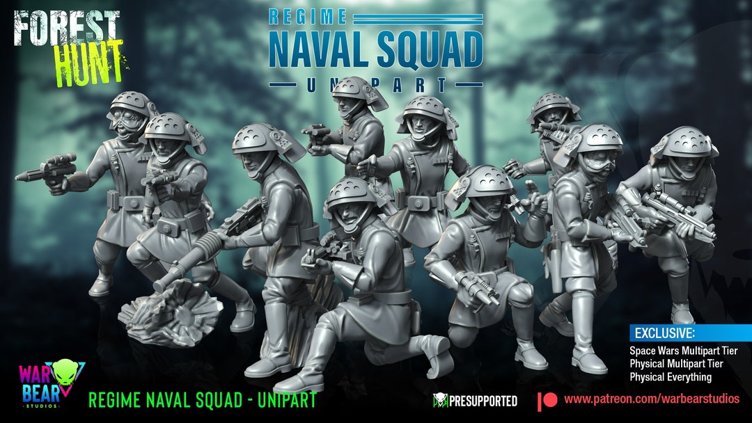 Naval Troopers Forest - War Bear Studios | Legion Compatible - Imperial ...