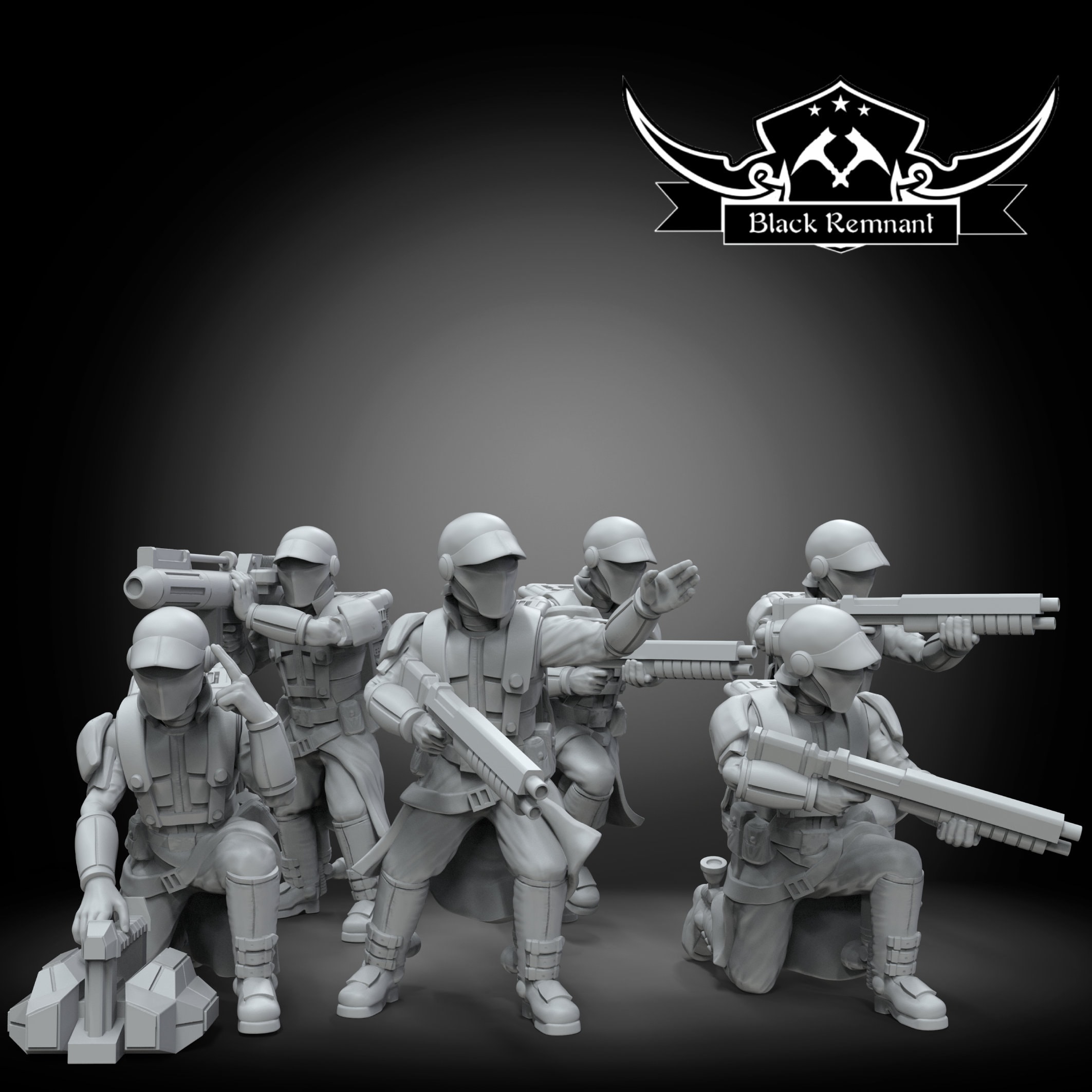 Nimbus Commandos 6 BLACK REMNANT Legion Compatible 3D - Etsy Canada